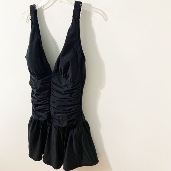 Shape FX | Swim | Shape Fx Swim Roushed Bathing Suit With Skirt | Poshmark